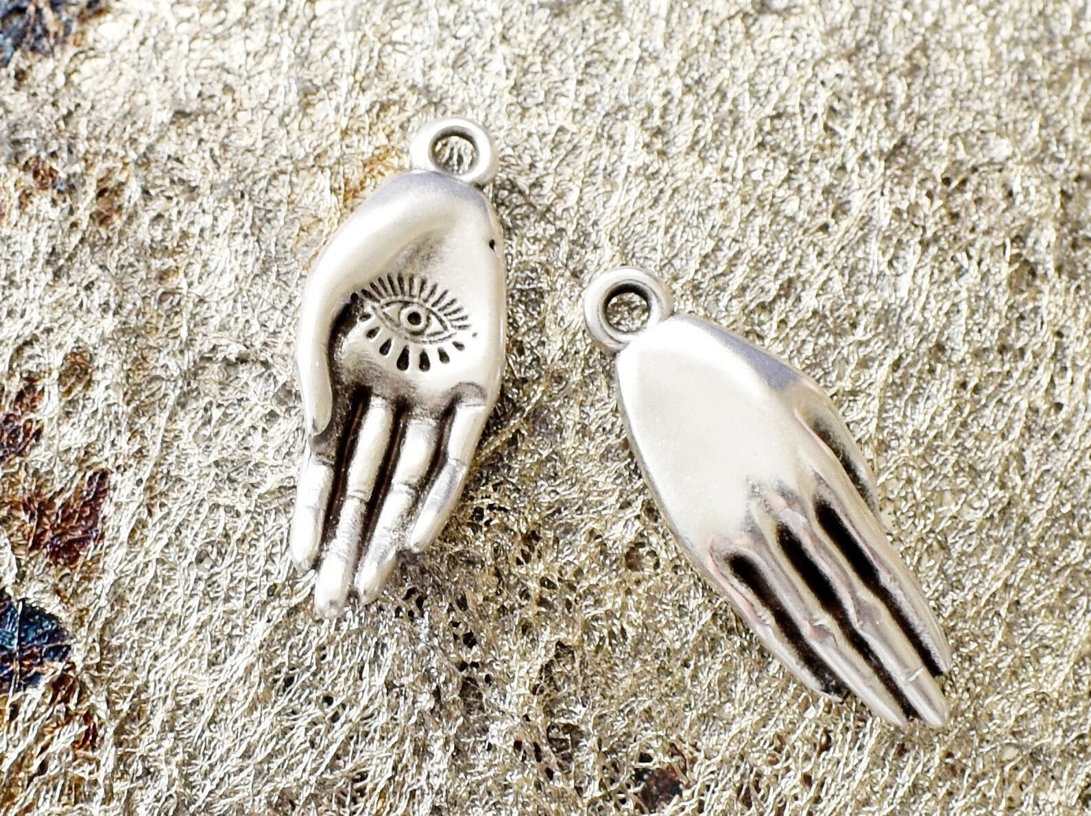Healing Hand Pendant Modern Style-spiritual Metal Hand - Etsy