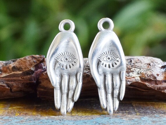 Healing Hand Pendant Modern Style-spiritual Metal Hand - Etsy