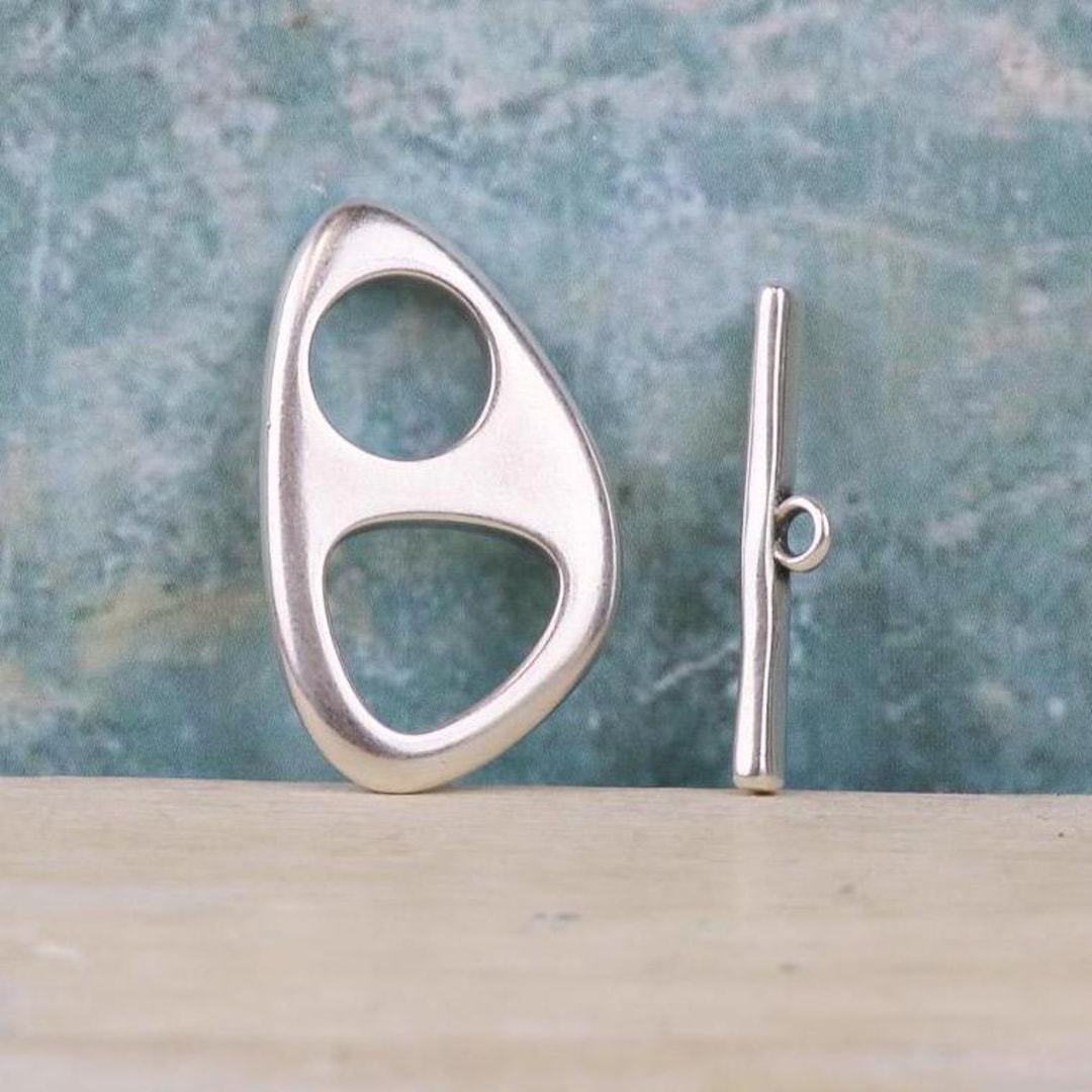 35mm Toggle Clasp-jewelry Findings-metal Components-sterling Silver ...