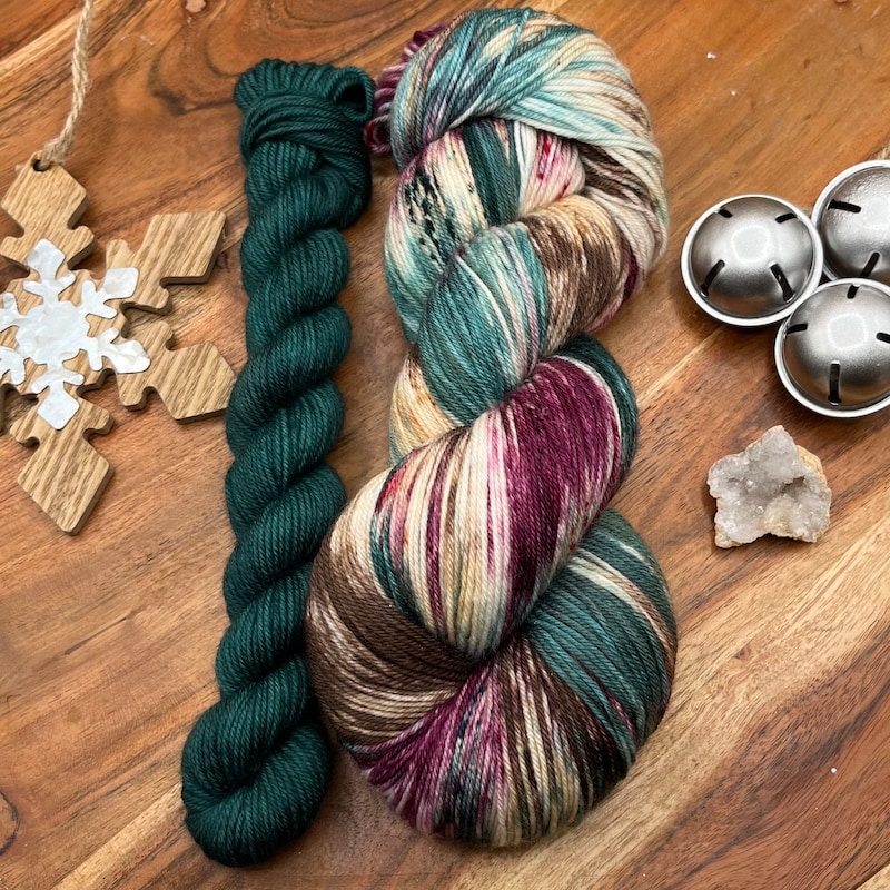 Christmas Sock Yarn - Etsy
