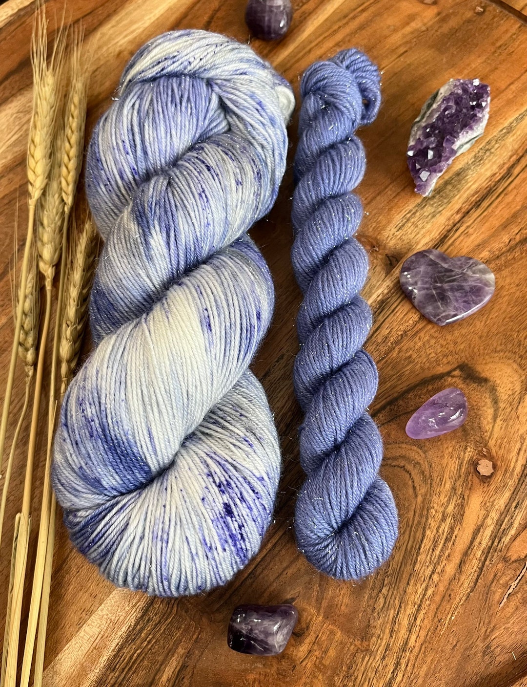 Periwinkle Promise-sock Set-hand Dyed-superwash Merino/nylon-knitting ...