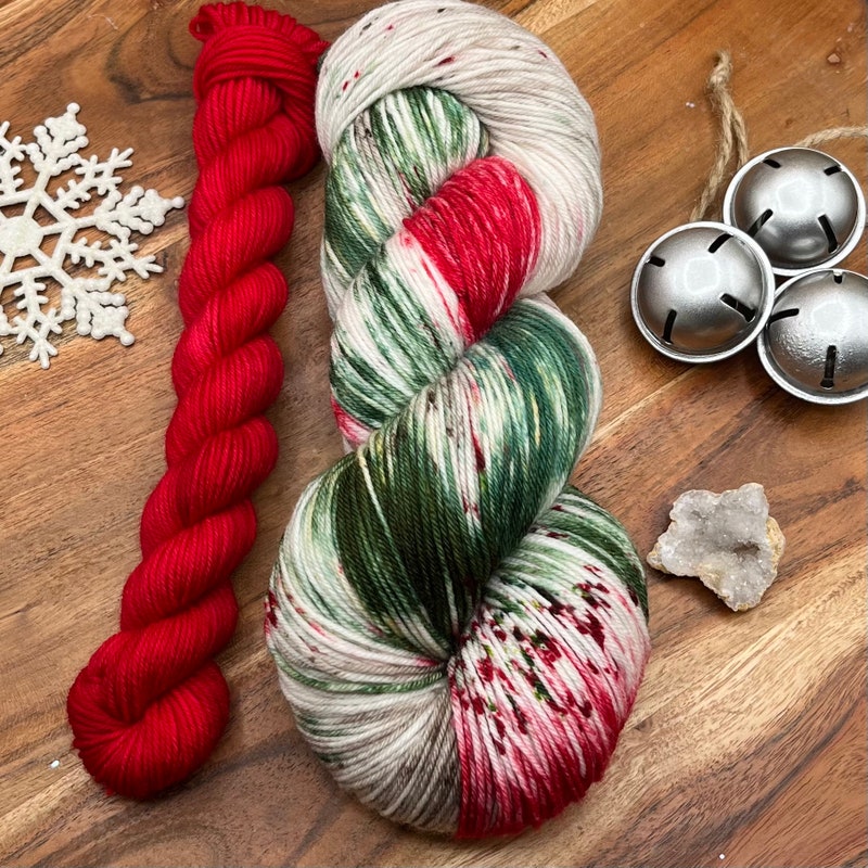 Christmas Sock Yarn - Etsy