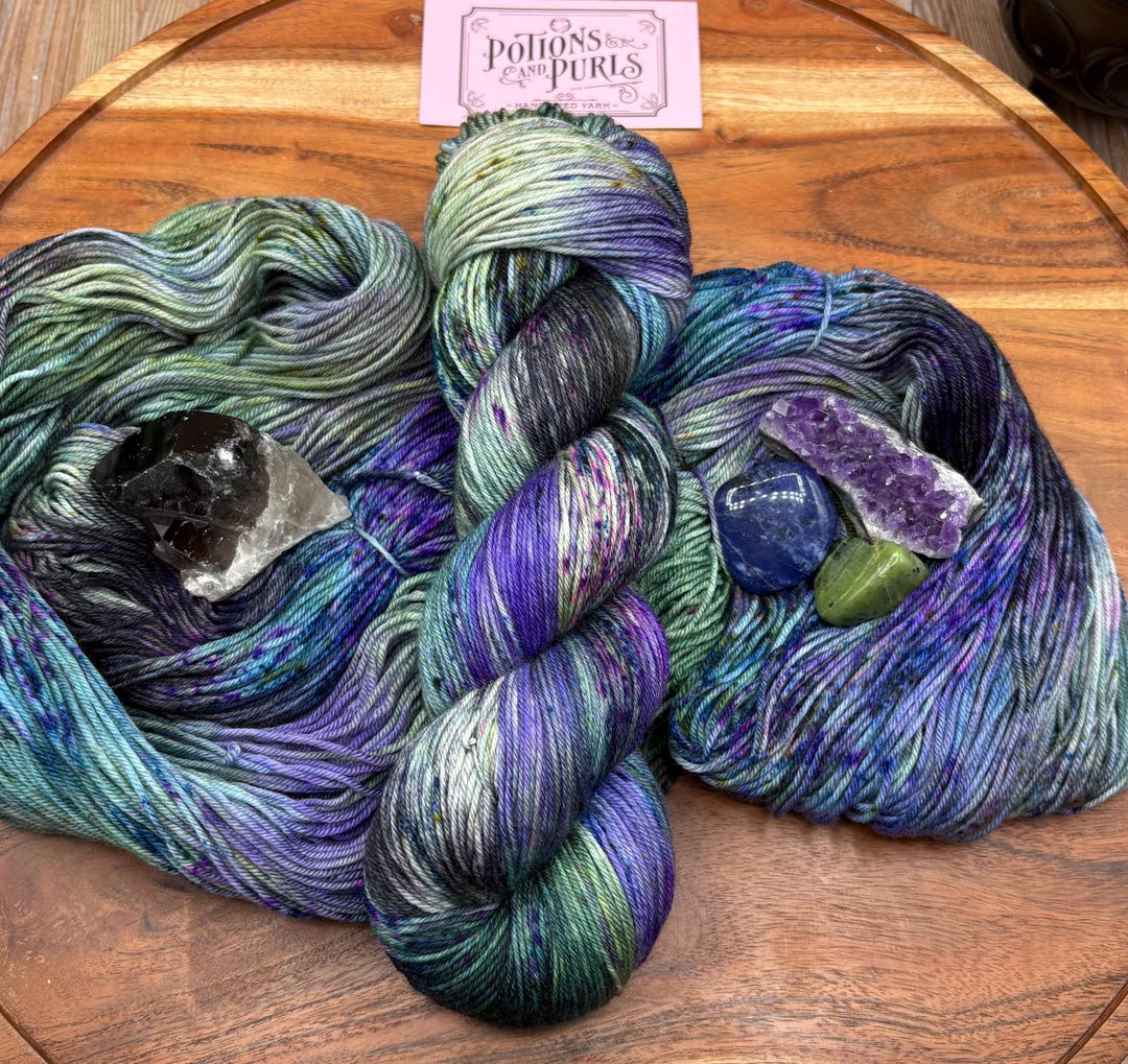 Ursula’s Lair-hand Dyed Yarn-superwash Merino-nylon-extra Fine 85/15 ...