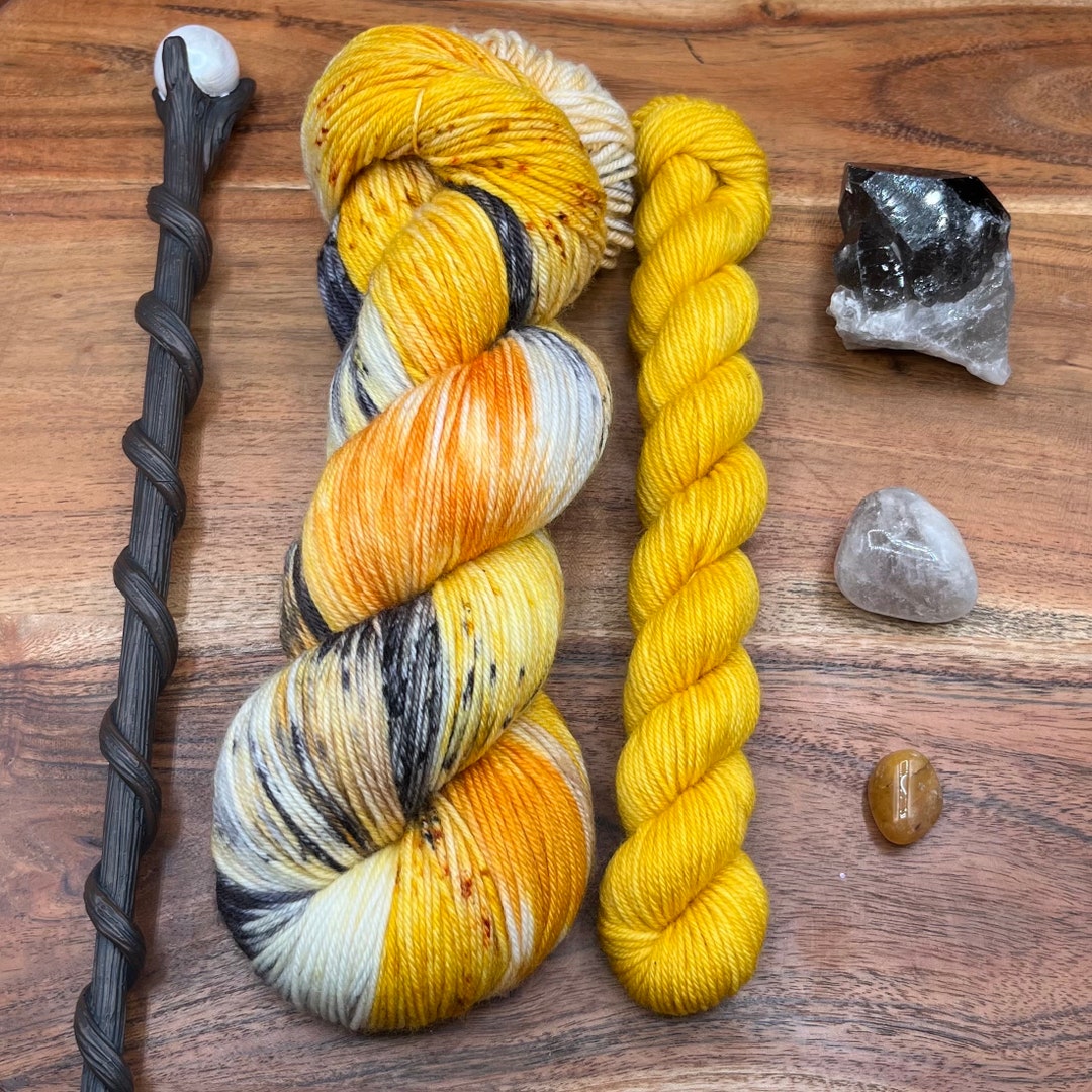 Loyal and Kind-sock Set-hand Dyed Yarn-superwash Merino-witches and ...