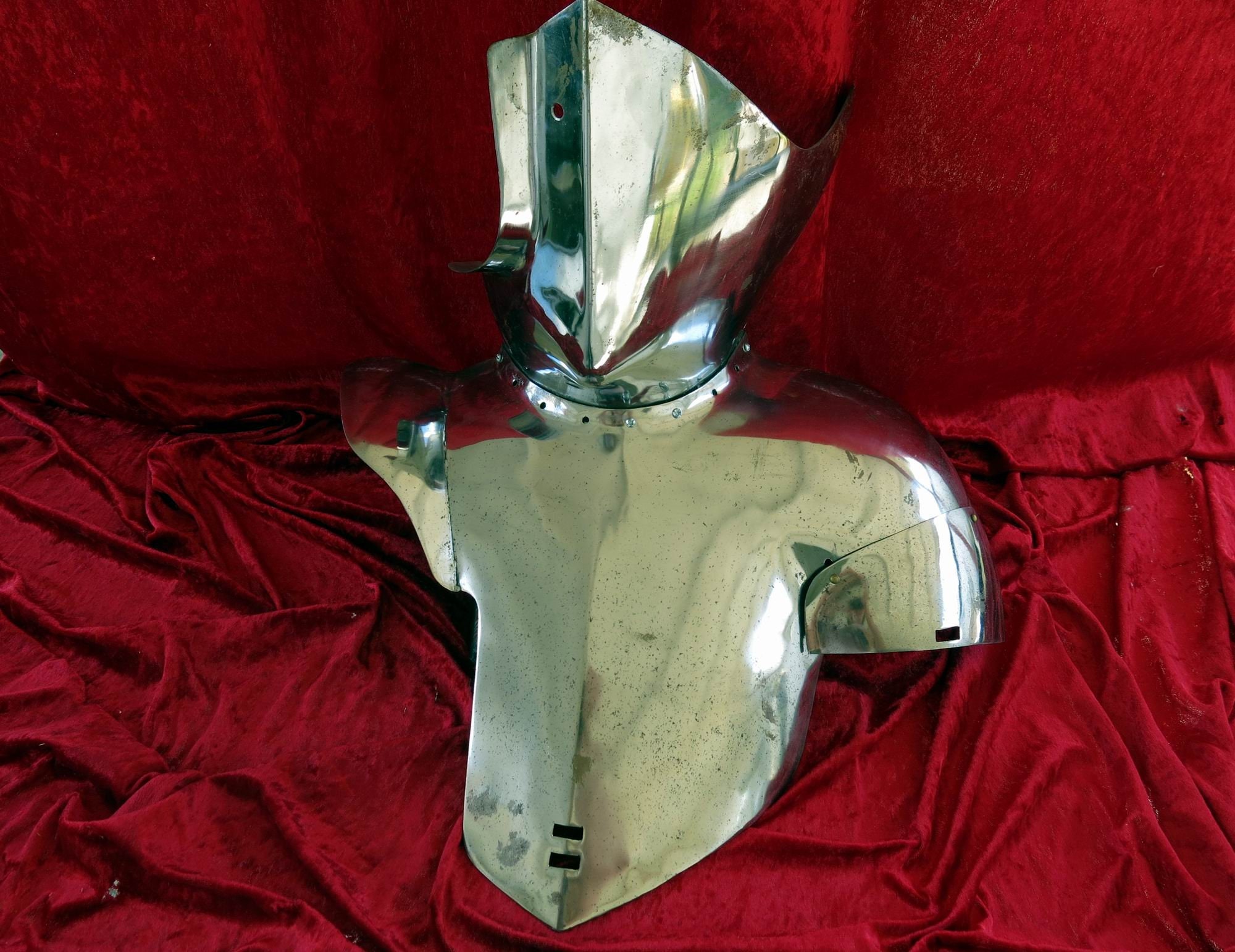 Jousting Volant Piece Armor Heavy 16 Gauge Medieval Armor - Etsy
