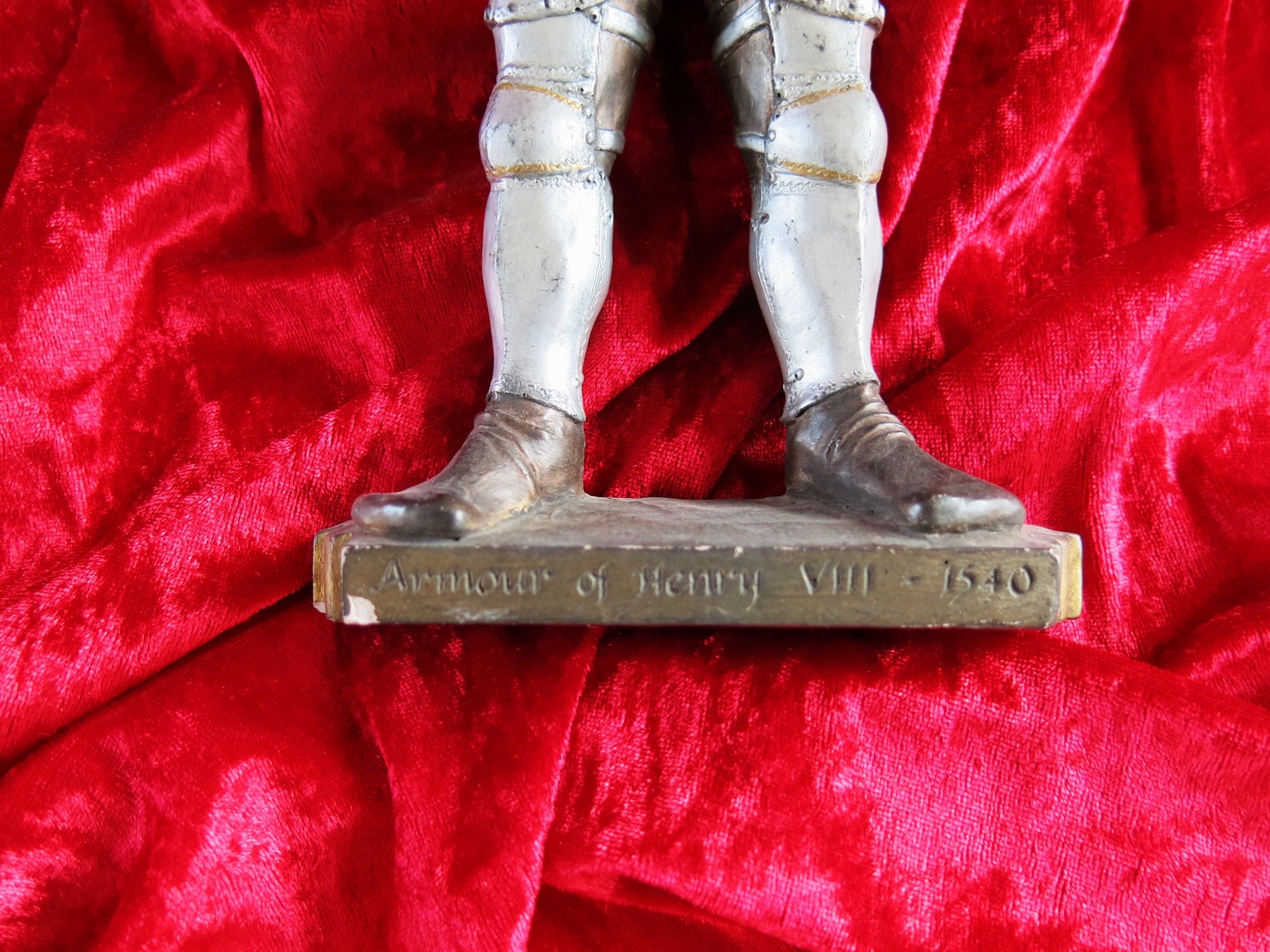 Vintage Marcus Designs Armour Henry VIII Chalkware Wall Plaque, Made in ...