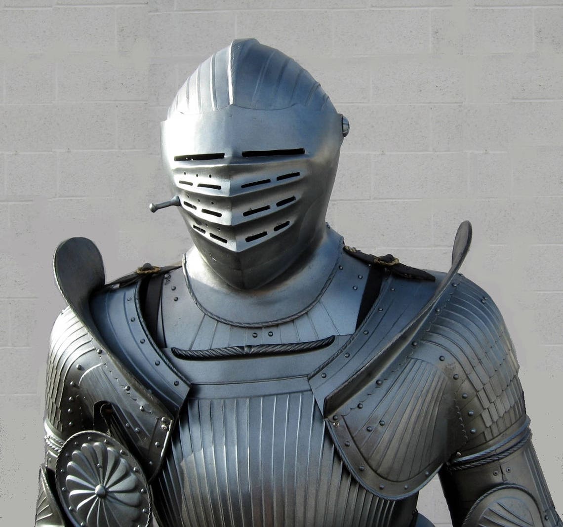 FIBREGLASS MAXIMILLIAN ARMOR, Medieval Armour, 16th Century, Antique ...