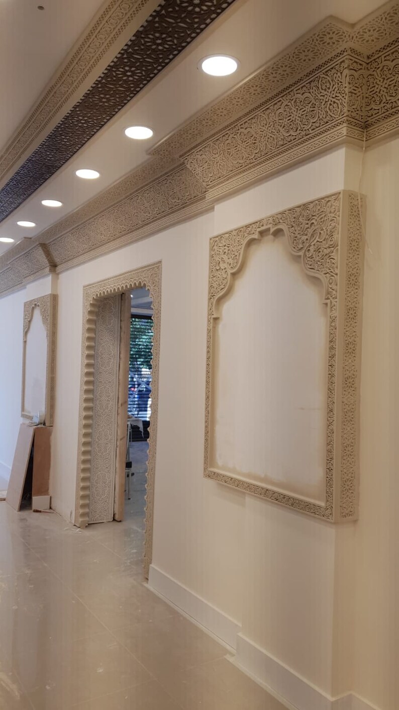 Plaster Arch Moroccan Plaster Gypsum Arches 58cm H & L Each | Etsy