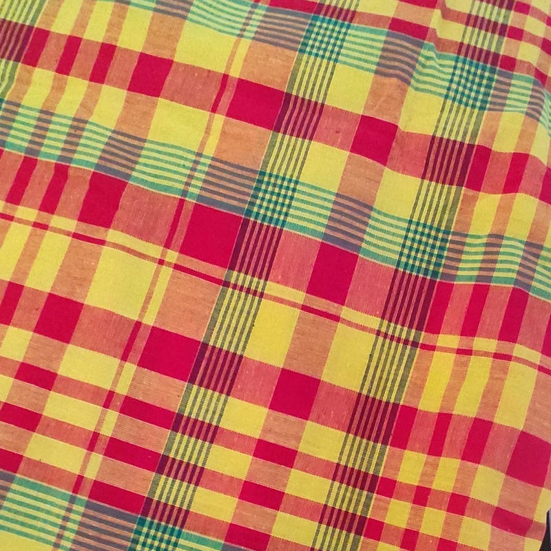 Madras Fabric - Etsy