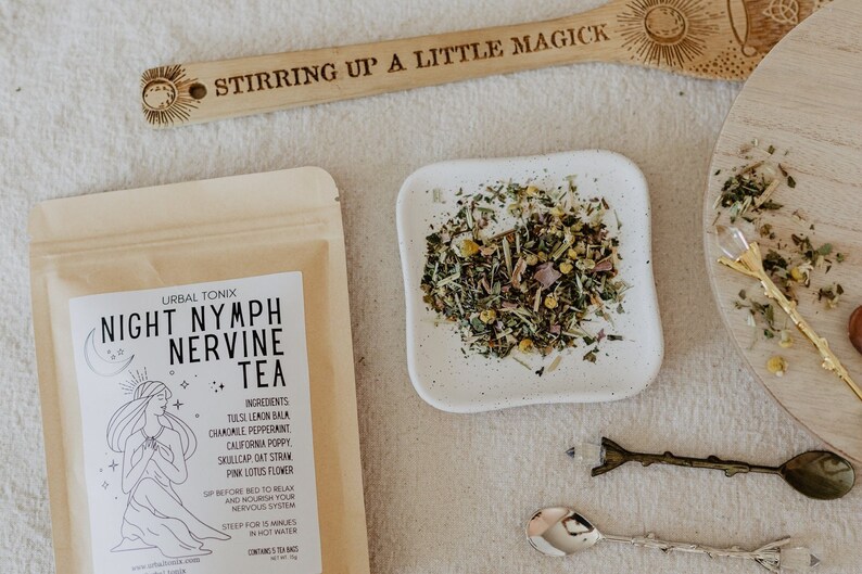 Night Nymph Nervine Organic Sleepytime Tea for Calming - Etsy