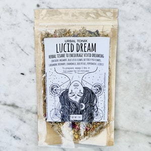 Lucid Dream Herbal Tea Organic Tea for Intensifying Dreams, Soothing ...