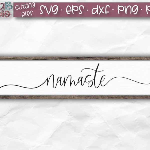 Namaste Sign - Etsy