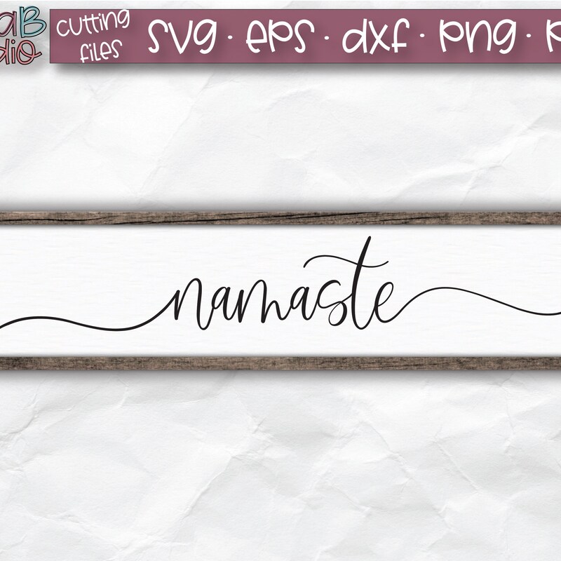 Namaste Sign - Etsy
