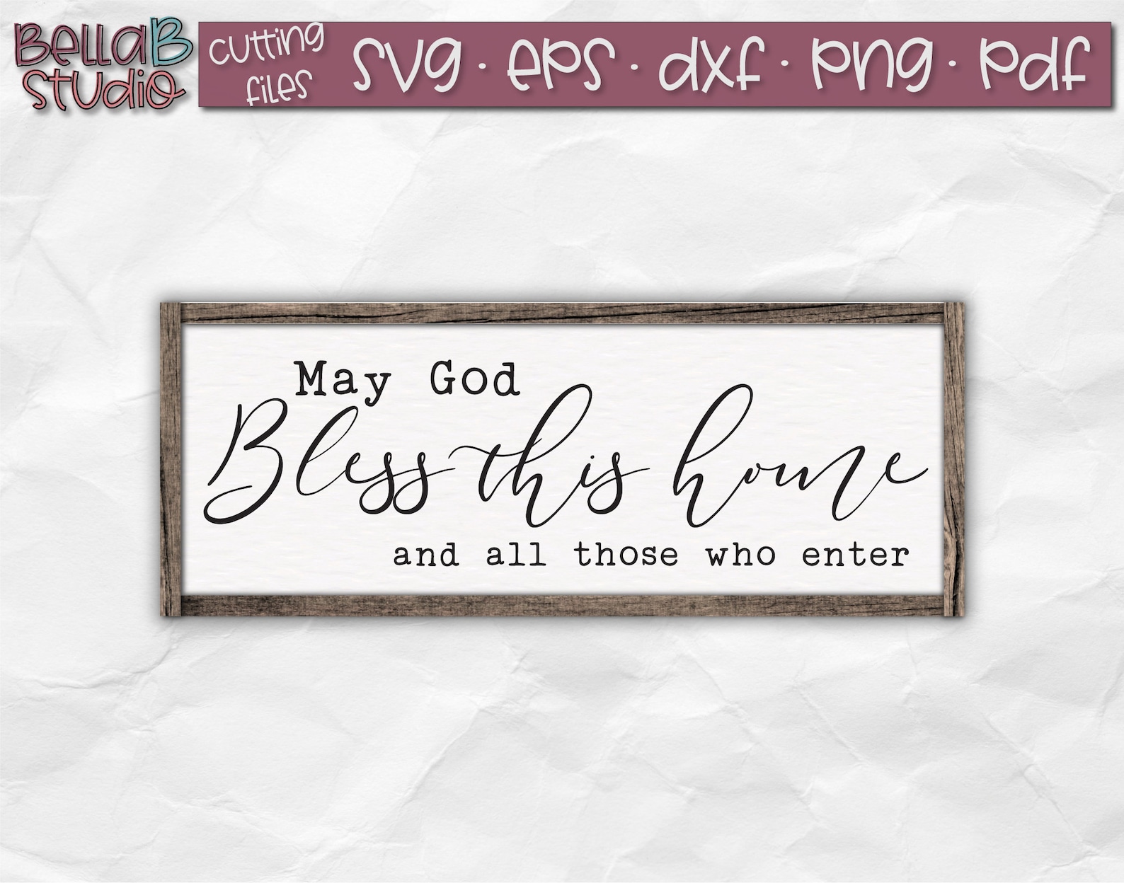 May God Bless This Home SVG, Bless This Home SVG, Bless Our Nest SVG ...