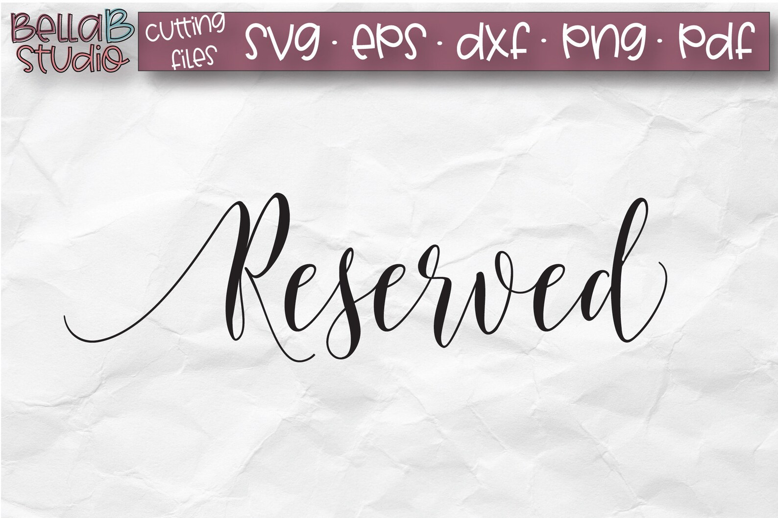 Reserved Svg Reserved Sign Svg Wedding Sign Svg Wedding - Etsy Canada