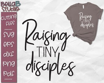Tiny Disciple Svg Eps Dxf Png Files for Cutting Machines Cameo - Etsy