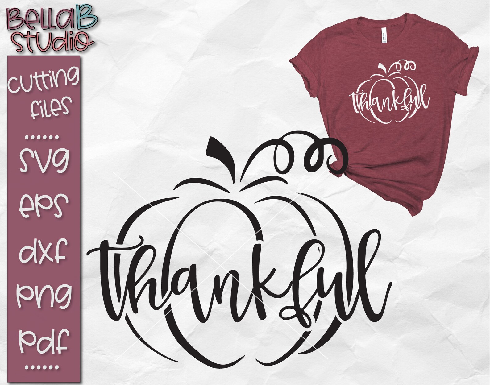Thankful Pumpkin SVG Thankful Svg Pumpkin Svg Fall SVG - Etsy