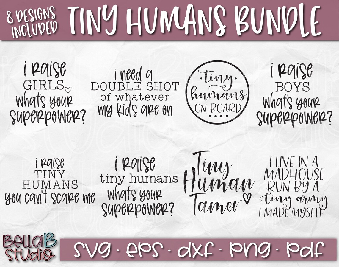 Tiny Humans SVG Tiny Humans SVG Bundle Tiny Human Tamer I - Etsy Canada