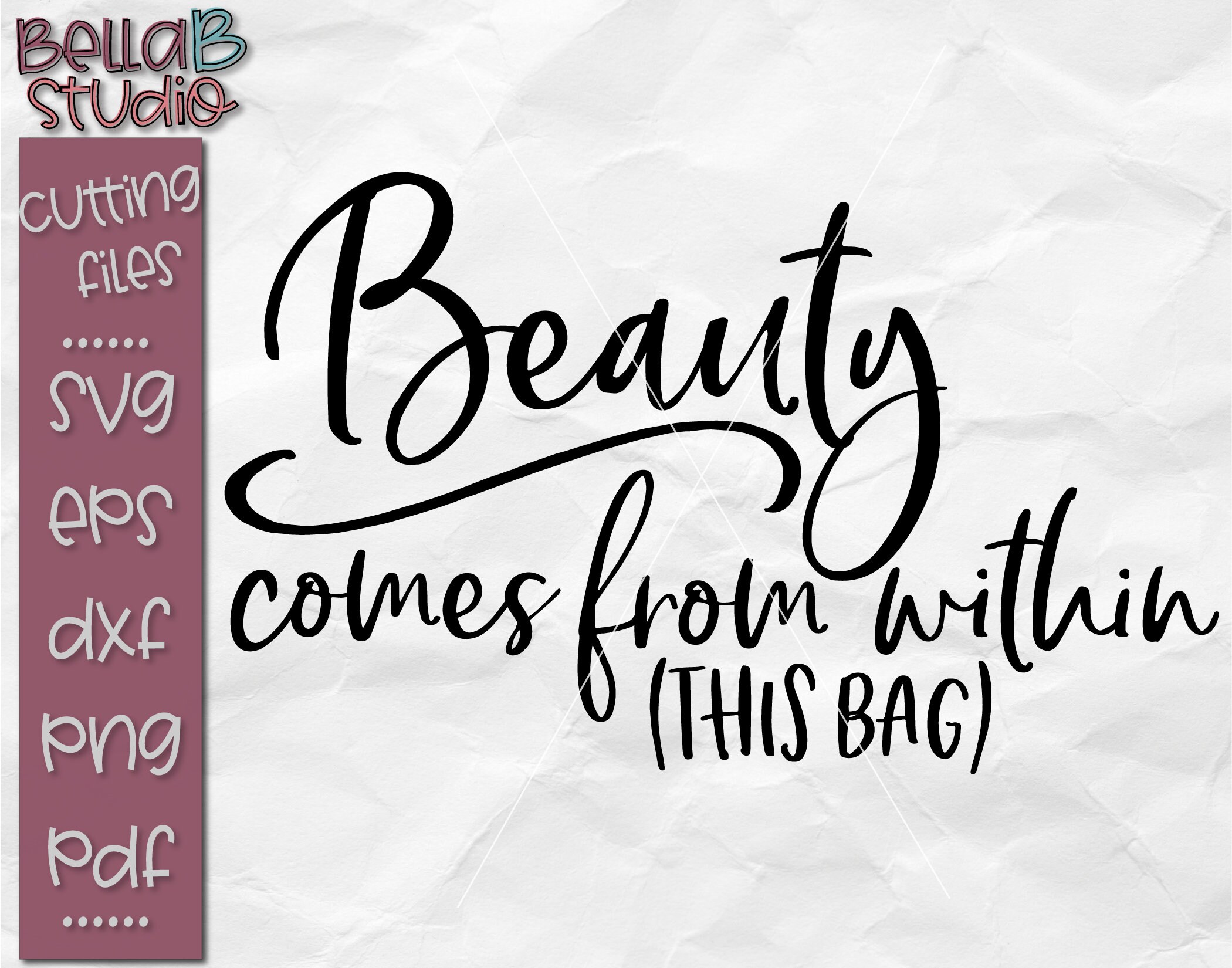 Makeup Svg Makeup Bag Svg Beauty Comes From Within Svg | Etsy
