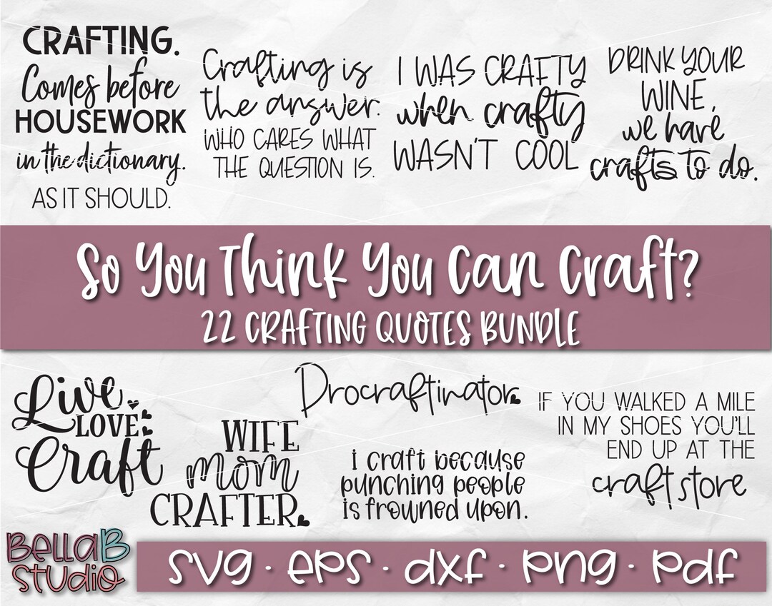 Funny Crafting SVG, Crafting SVG Bundle, Craftaholic Svg ...