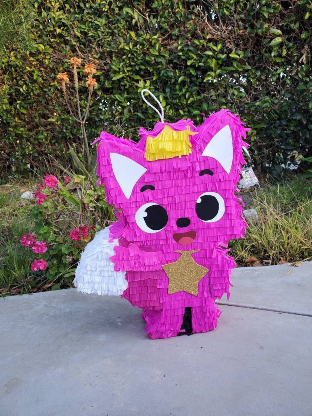 Pinkfong Fox Pinata - Baby Shark - Etsy