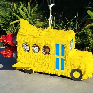 One Sided Magic School Bus Pinata - Etsy