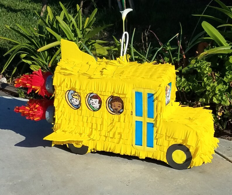One Sided Magic School Bus Pinata - Etsy