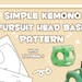 Simple Kemono Fursuit Foam Head Base Pattern - DIGITAL DOWNLOAD ONLY - Etsy