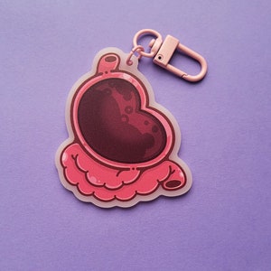 Stomach Acrylic Keychain - Etsy