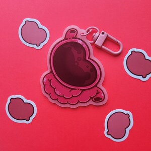 Stomach Acrylic Keychain - Etsy