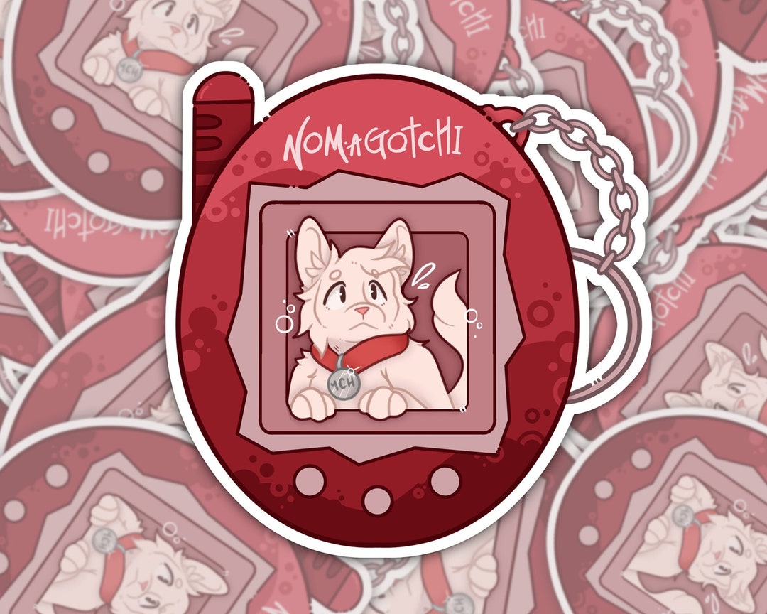 Nom-agotchi | Vinyl Vore Sticker - Etsy