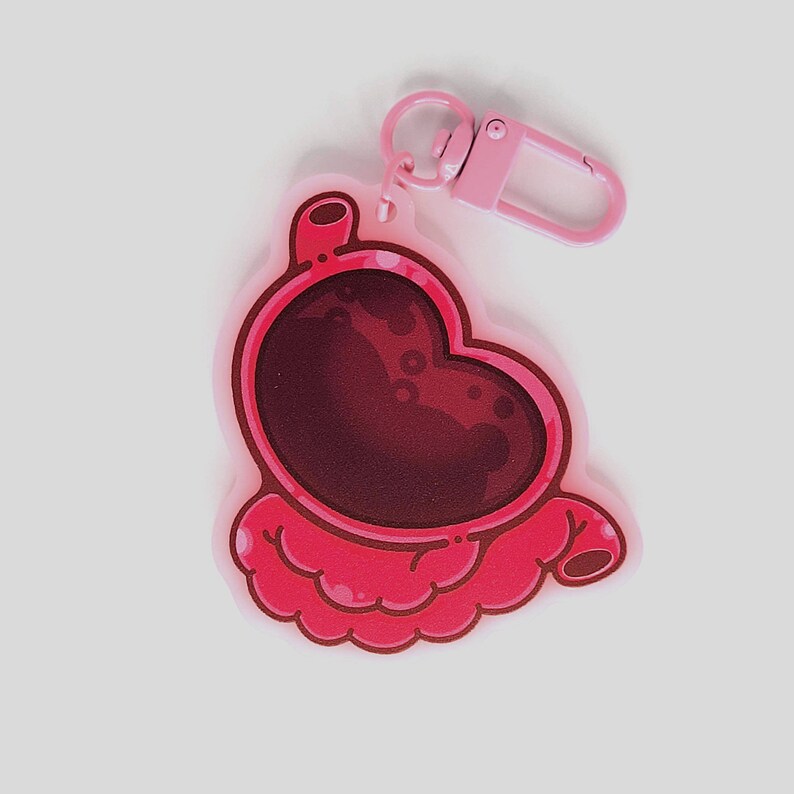 Stomach Acrylic Keychain - Etsy