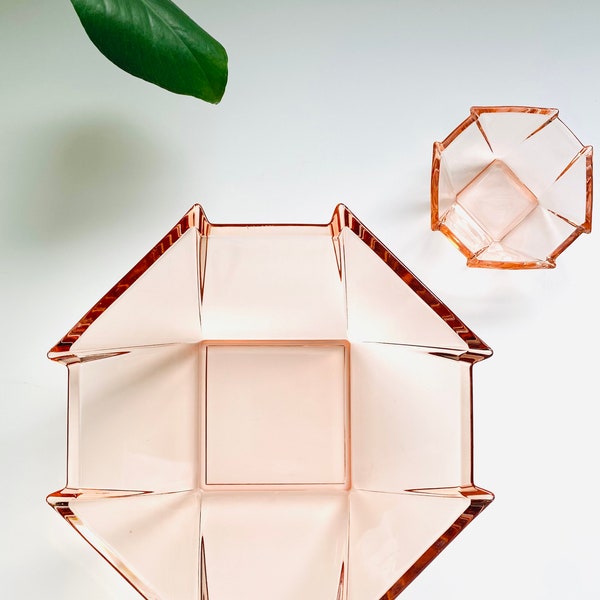 Pink Impression Glass - Etsy