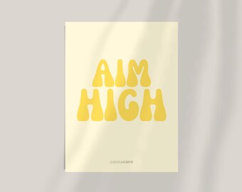 Aim High Poster - Etsy