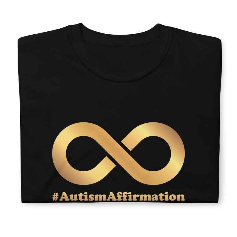 Autism Infinity Sign Shirt Gold Infinity Symbol Autism Acceptance ...