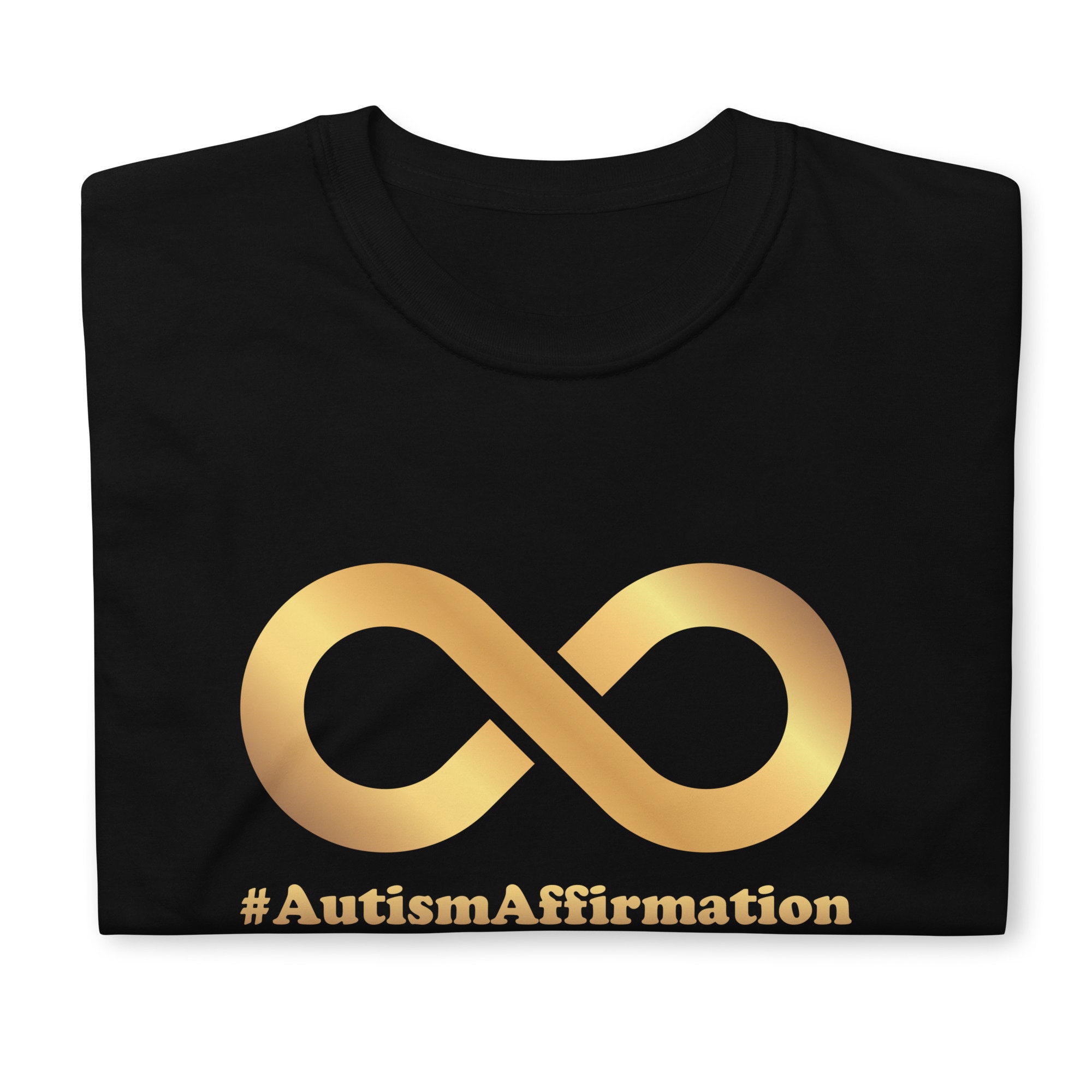 Autism Infinity Sign Shirt Gold Infinity Symbol Autism Acceptance ...