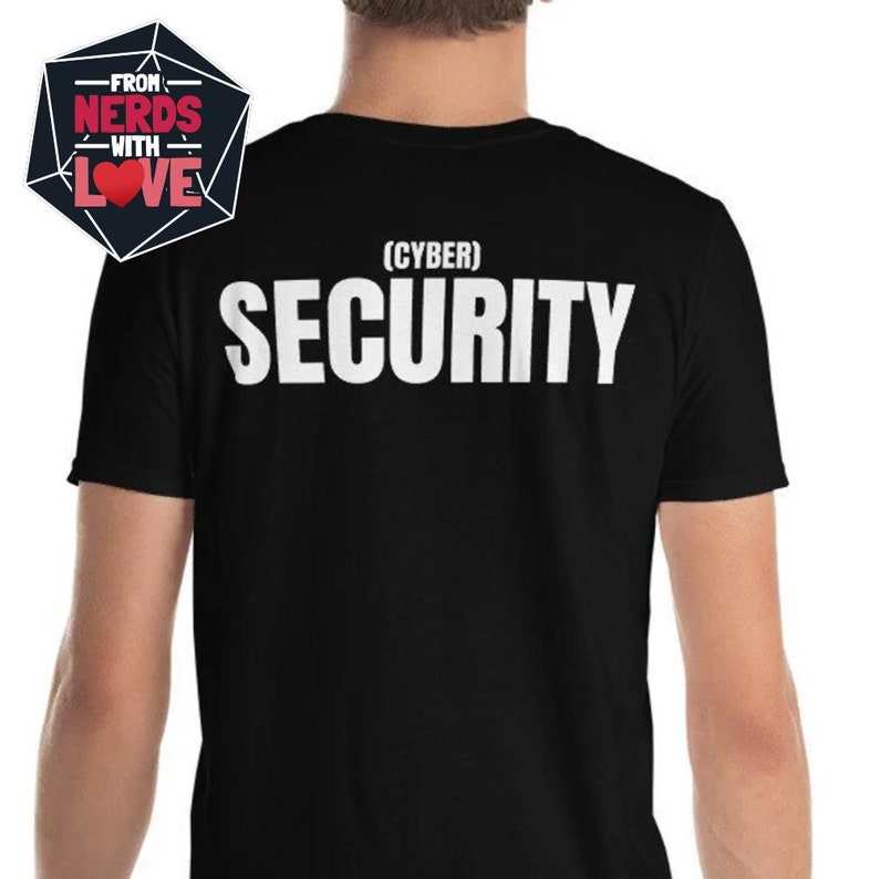 Cyber Security Shirt on Back Print Chief Information - Etsy