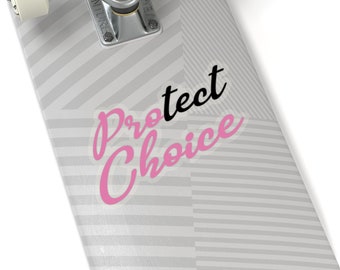 Holographic Pastel Kawaii Pro Choice Waterproof Sticker - Etsy