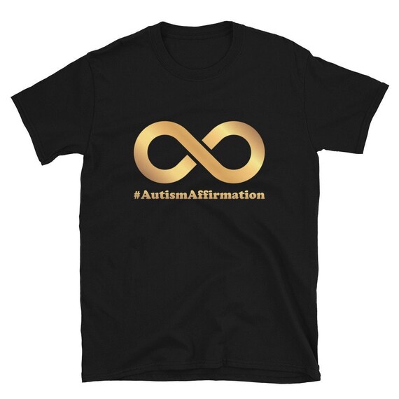 Autism Infinity Sign Shirt Gold Infinity Symbol Autism - Etsy