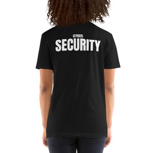 Cyber Security Shirt | on Back Print | Chief Information Security ...