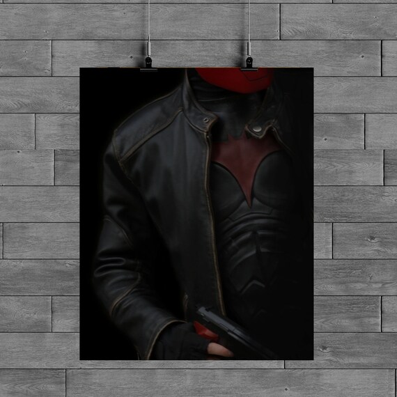 Jason Todd Red Hood Shadow Poster Digital Print | Etsy