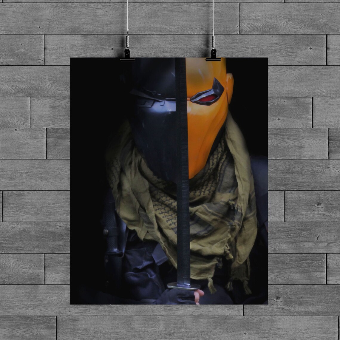 Deathstroke Shadow Poster Digital Print - Etsy