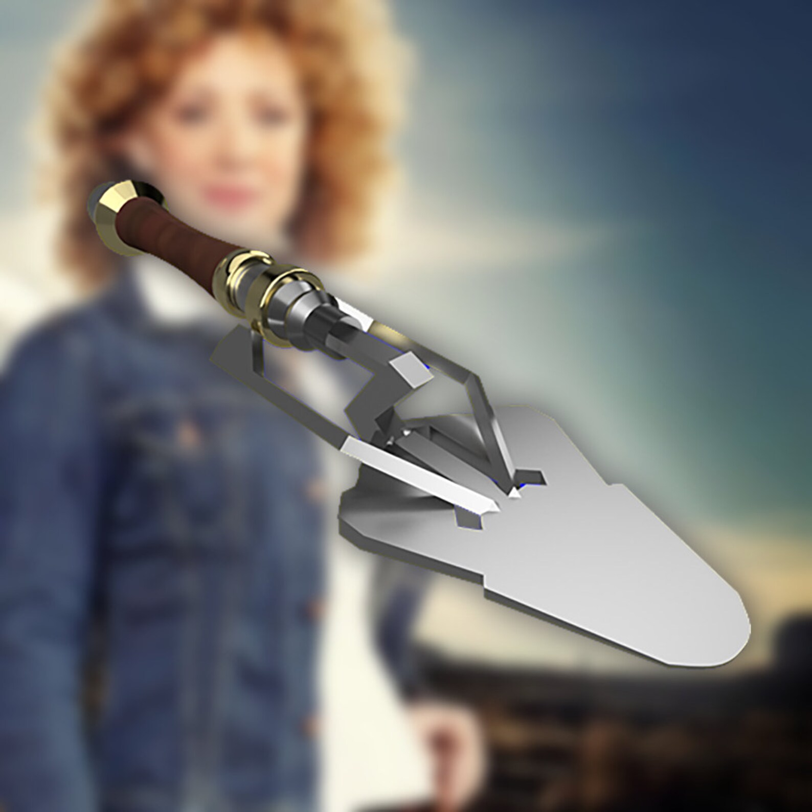 River Song's Sonic Trowel Prop Replica unpainted - Etsy UK