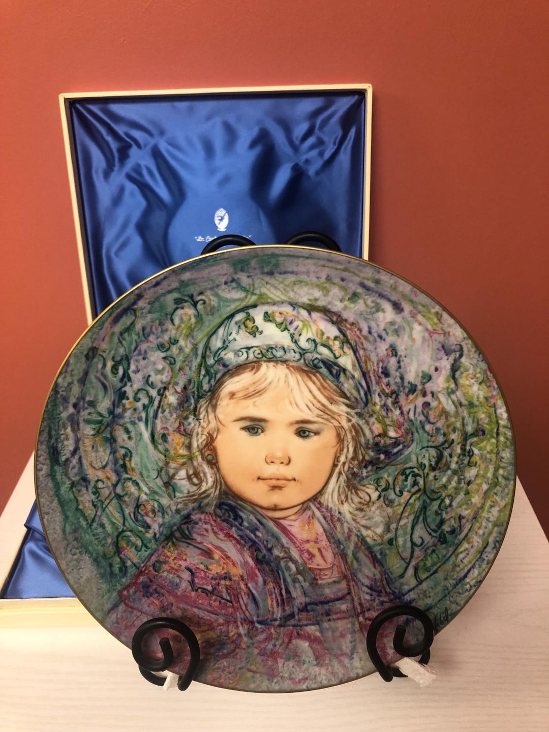 Collectible Plate, Nobility of Children, 1st of 4 Plates, Edna Hibel ...