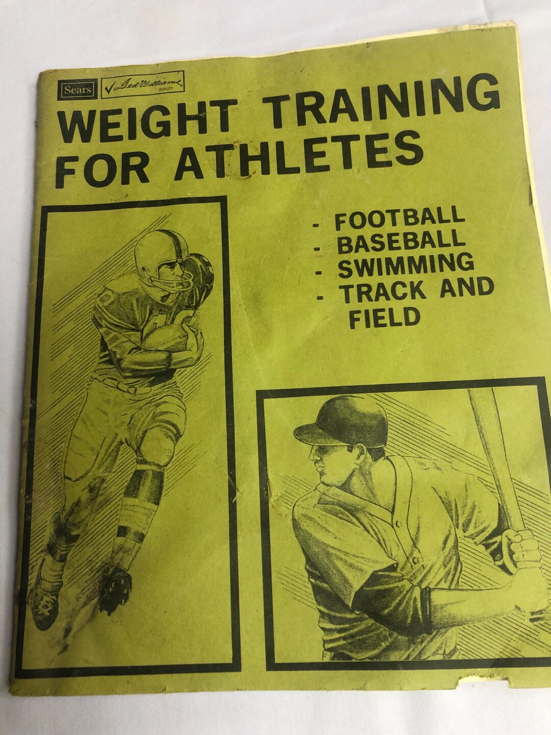 Vintage Collectible Weight Training for Athletes Fitness Manual, Ted ...