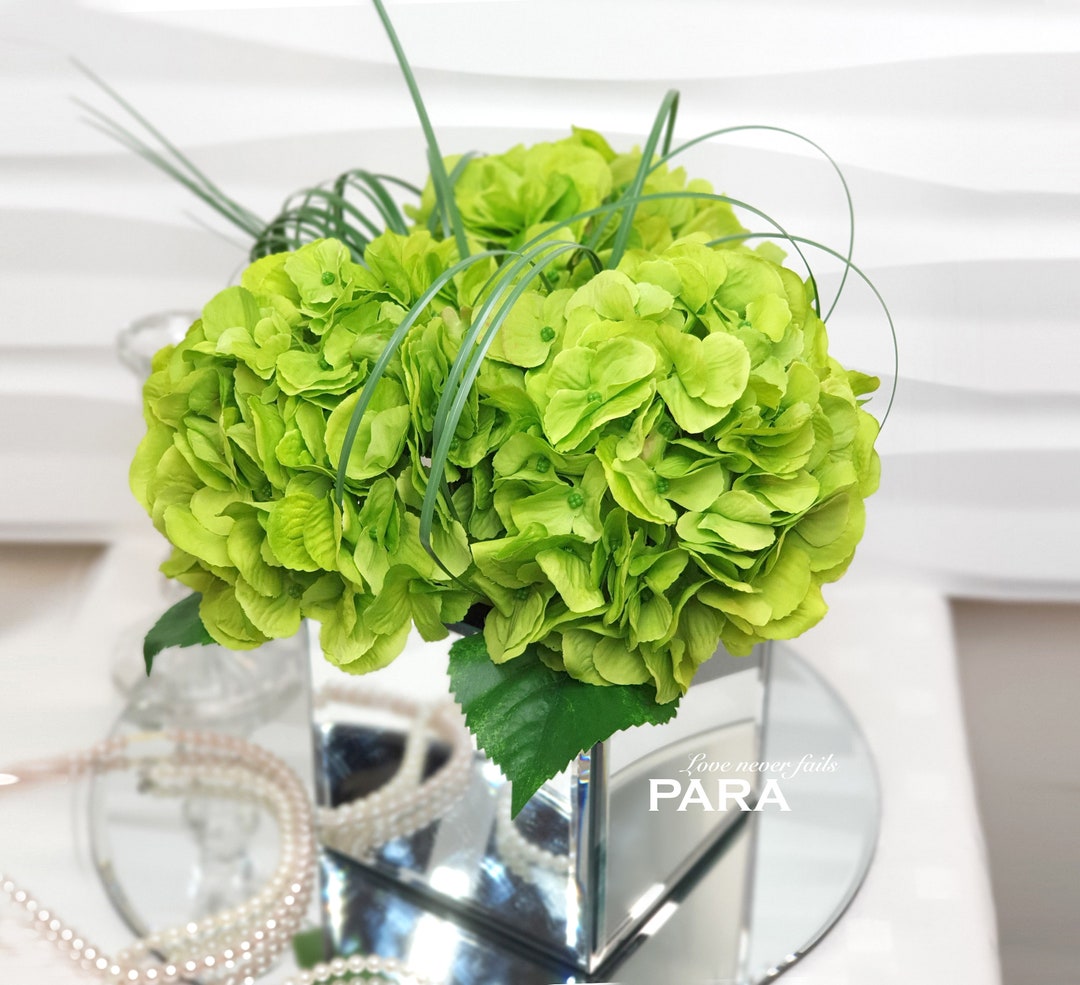 Real Touch Hydrangea Centerpiece/artificial Floral Arrangement/luxury ...