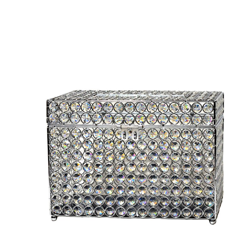 Silver Card Box - Etsy