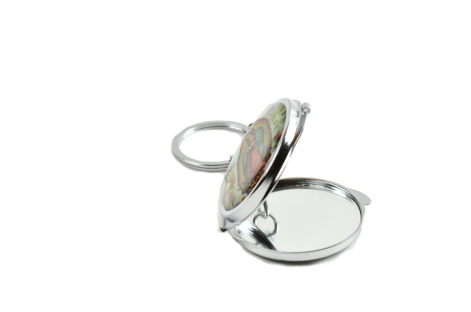 Key Chain Mini Compact Mirror. | Etsy