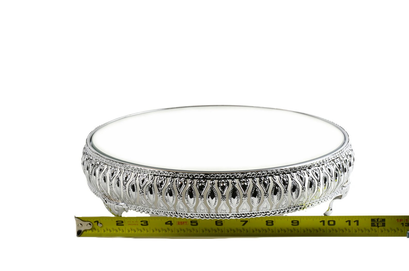 Round Cake Stand-glass Mirror Top-baby Shower-wedding Cake Stand. - Etsy