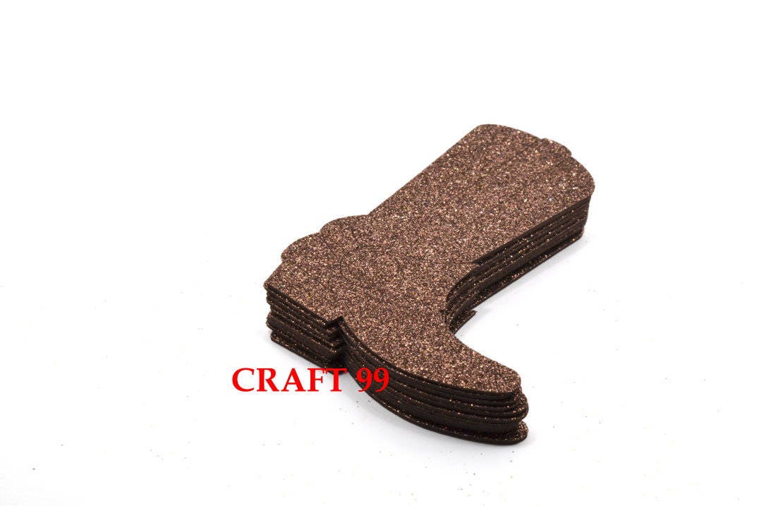 Glitter Foam Cowboy Boots Party Decoration. | Etsy